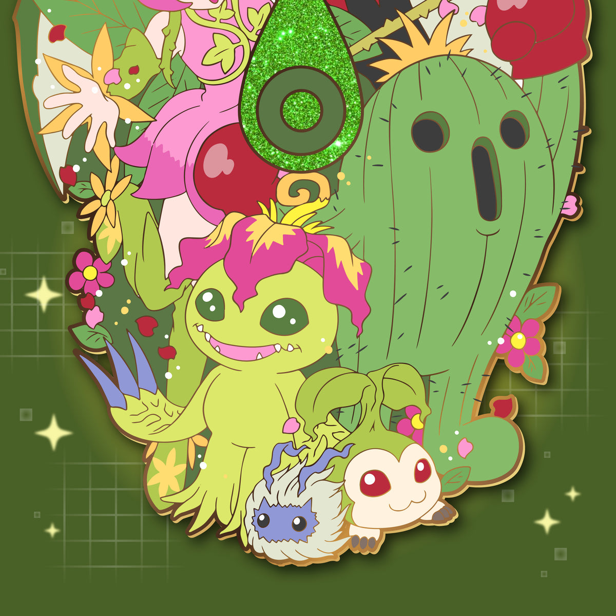 [PREORDER] Palmon Digivolution! - Digivolution Extra Enamel Pin – Shinnoyume
