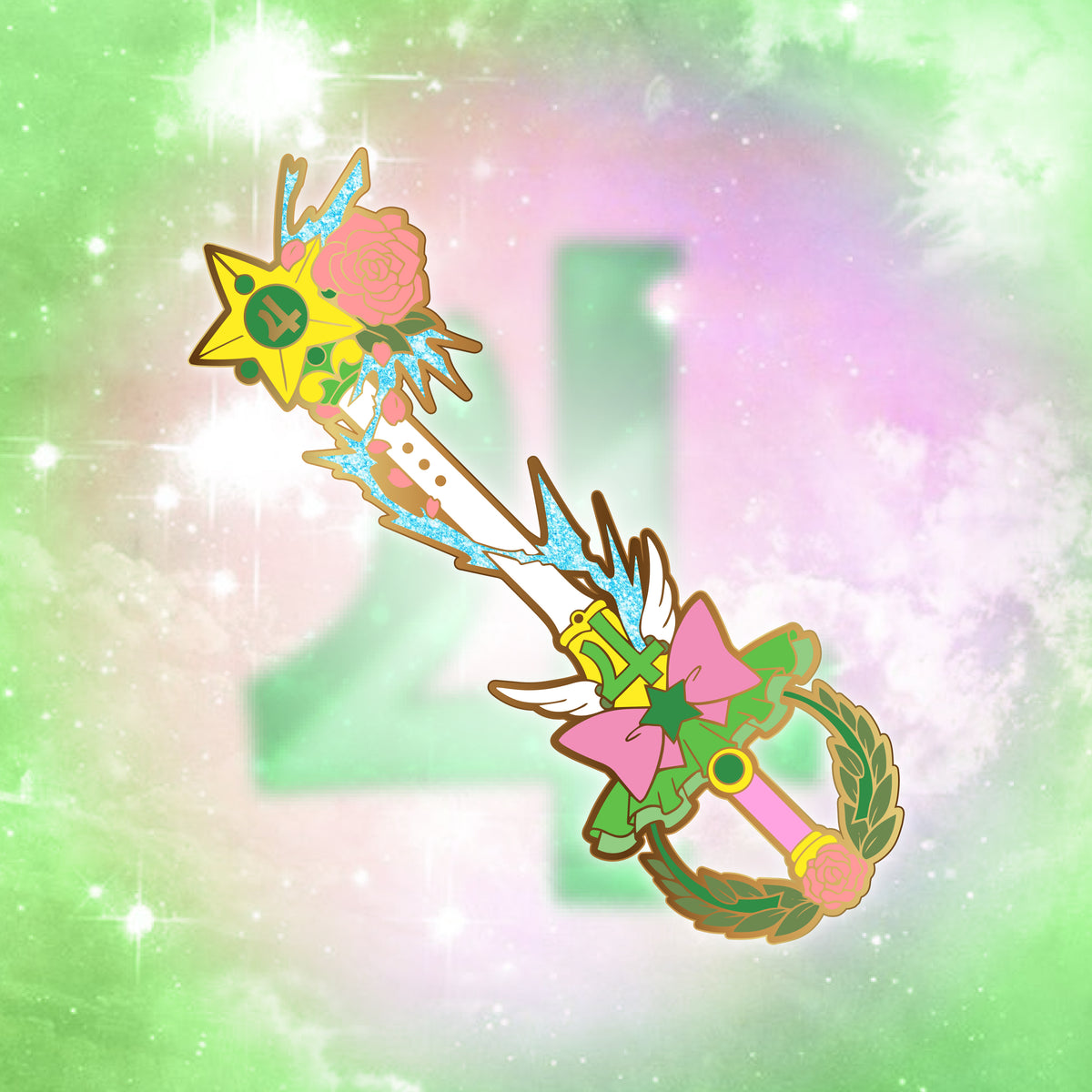 Sailor Jupiter - Sailor Moon Keyblade Enamel Pin Collection – Shinnoyume