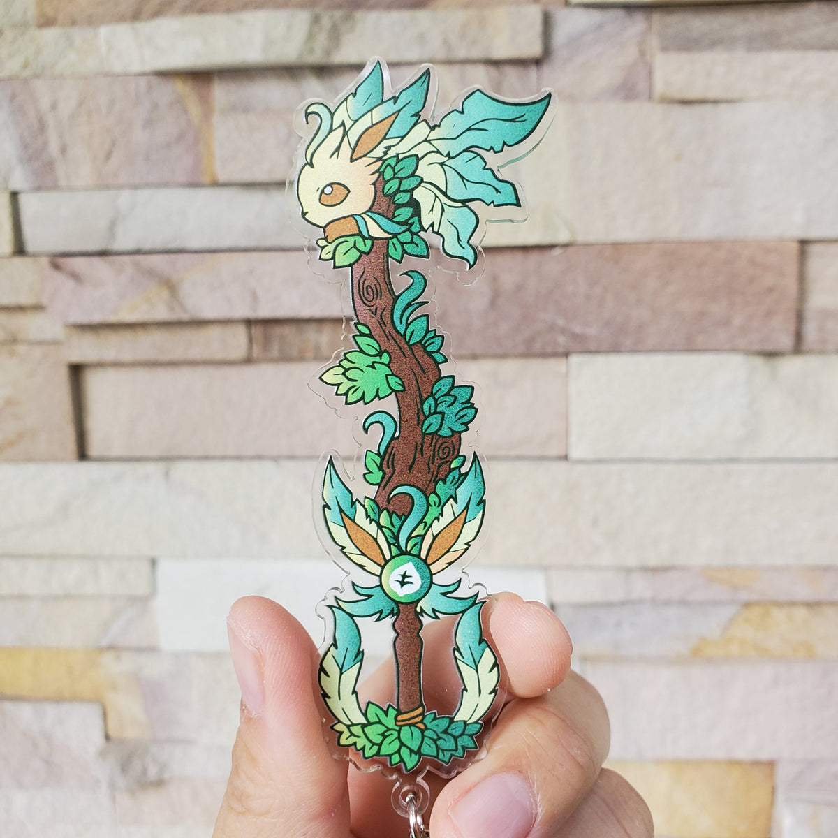 Leafeon Keyblade - Eeveelution Shiny Charms – Shinnoyume