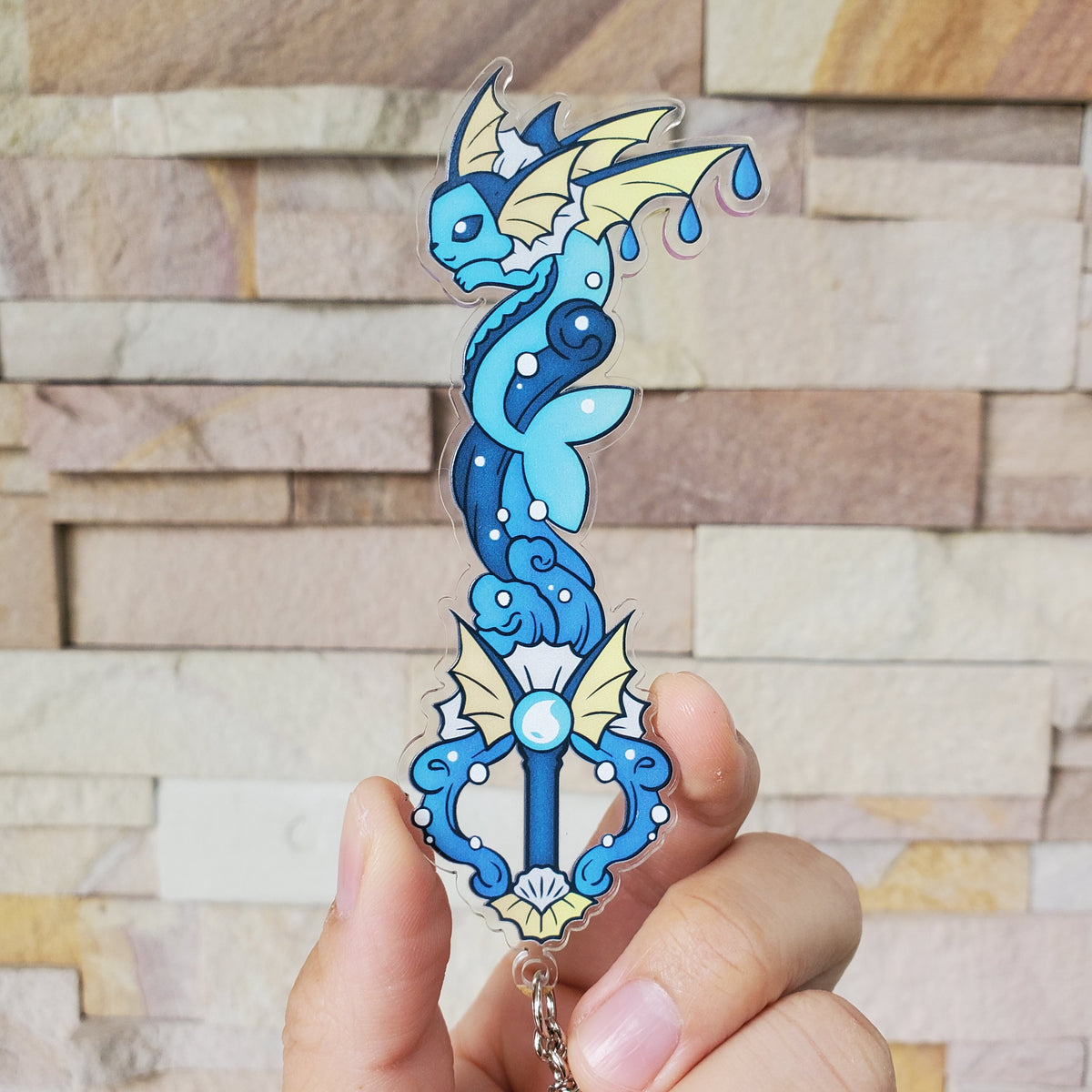 Vaporeon Keyblade - Eeveelution Shiny Charms – Shinnoyume
