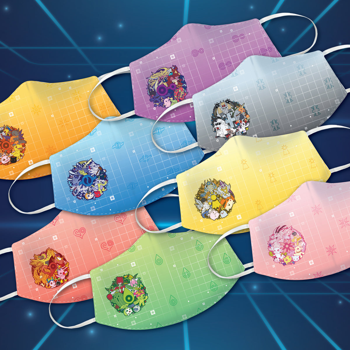 Gatomon - Digimon Fabric Face Mask – Shinnoyume