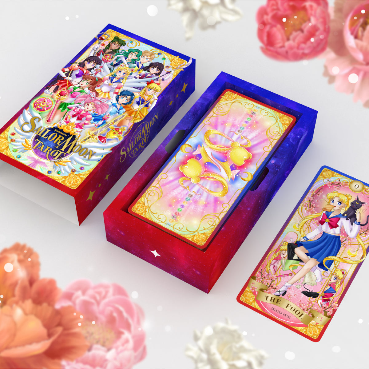Sailor Moon Tarot Deck - 78 Major & Minor Arcana Tarot Card Deck ...