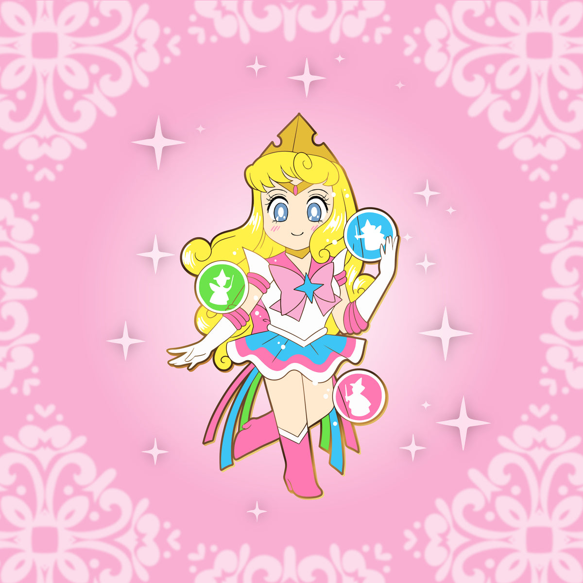 Sailor Aurora 2.0 - Sailor Princesses 2.0 Enamel Pin – Shinnoyume