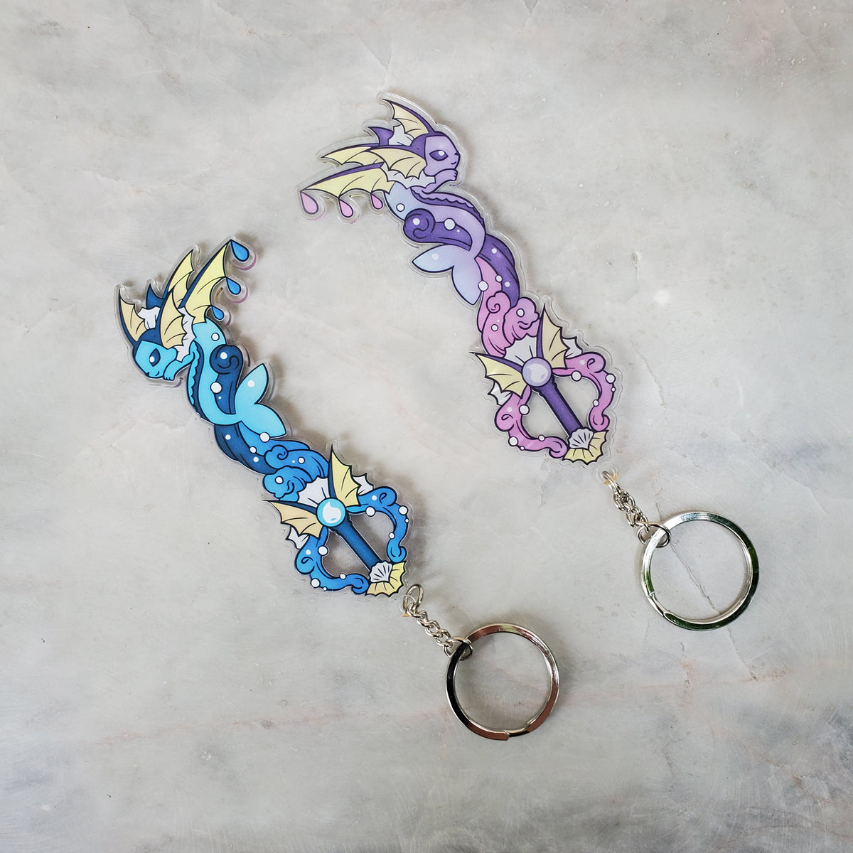 Vaporeon Keyblade - Eeveelution Shiny Charms – Shinnoyume