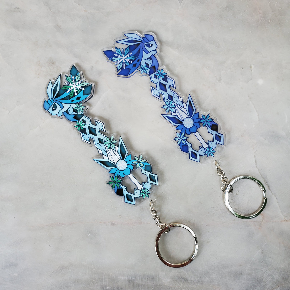 Glaceon Keyblade - Eeveelution Shiny Charms – Shinnoyume