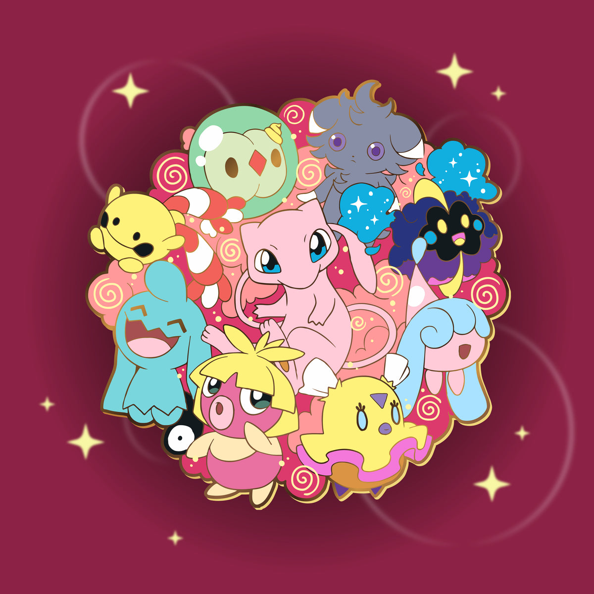 Psychic Type Group - Pokemon Evolution Enamel Pin – Shinnoyume