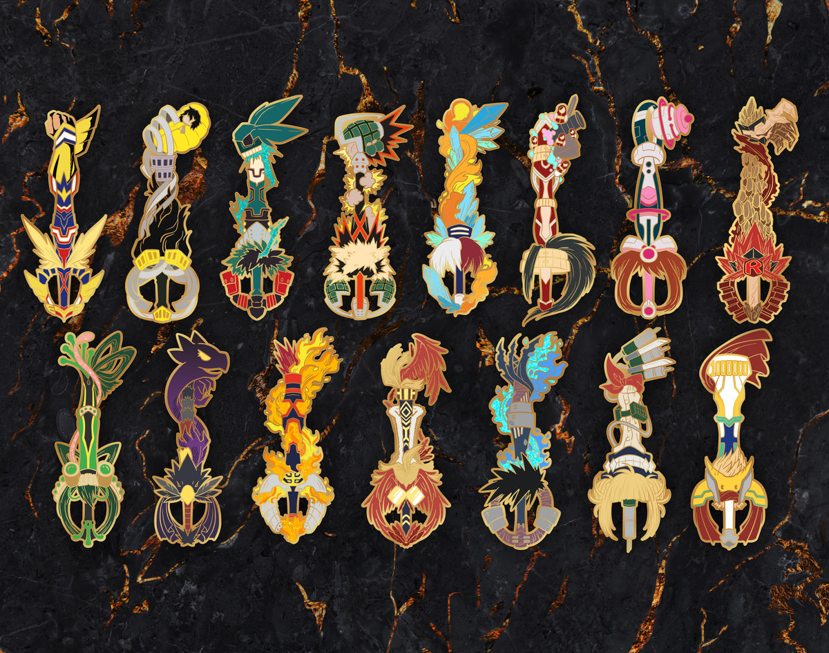 Hawks Keyblade - My Hero Academia Keyblade Enamel Pin – Shinnoyume