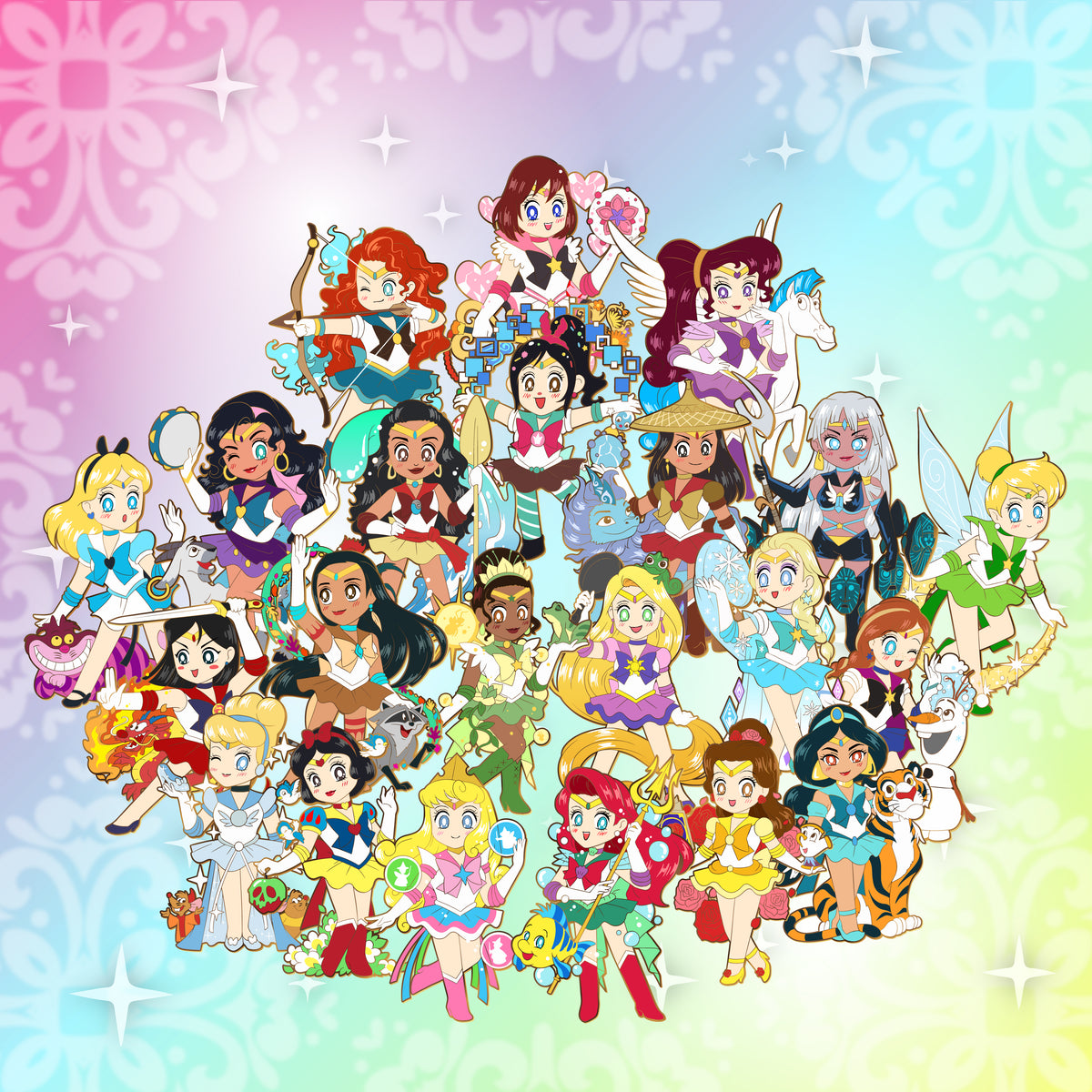 Sailor Ariel 2.0 - Sailor Princesses 2.0 Enamel Pin – Shinnoyume
